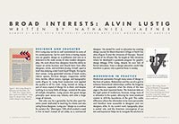 NH | Work | Alvin Lustig: Broad Interests