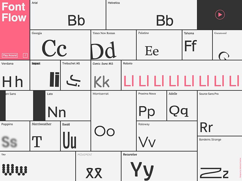 NH | Work | Font Flow