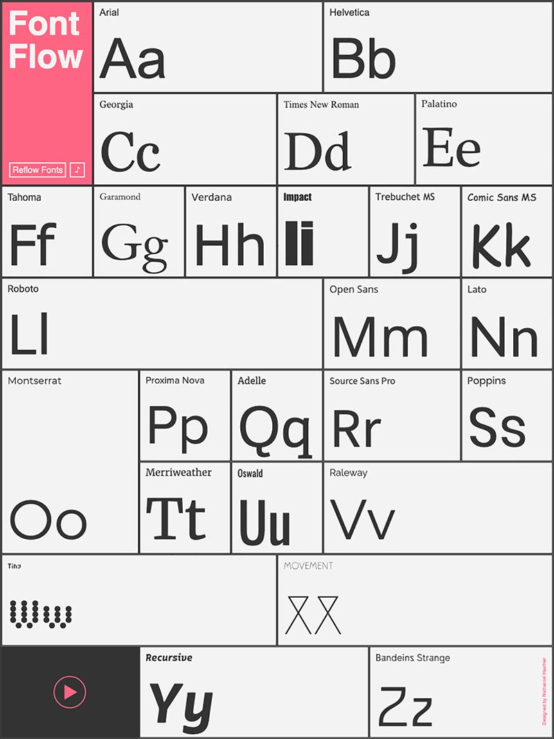 NH | Work | Font Flow